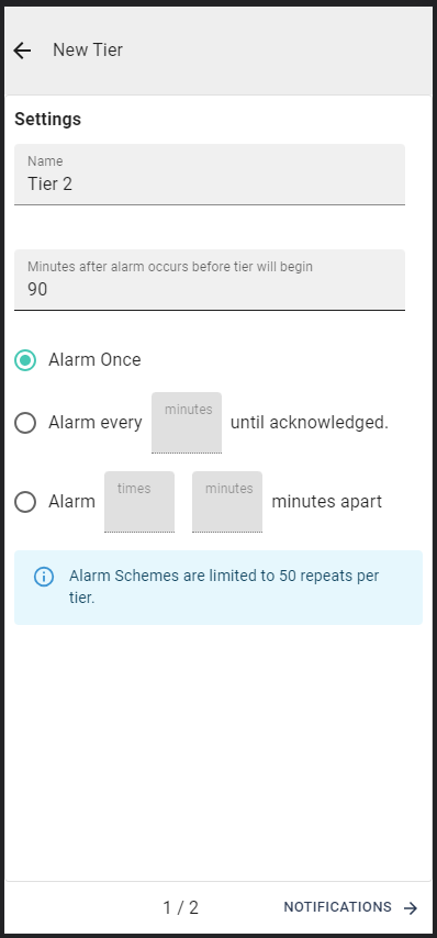 Alarming and Notifications – Support Topics