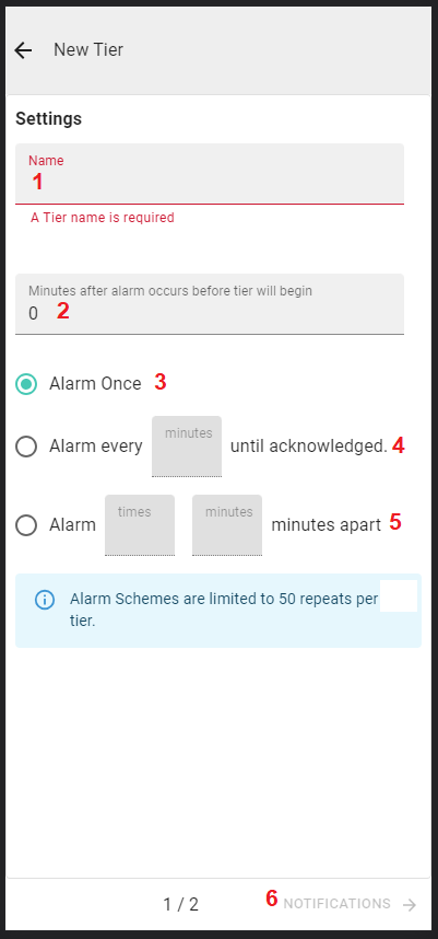 Alarming and Notifications – Support Topics
