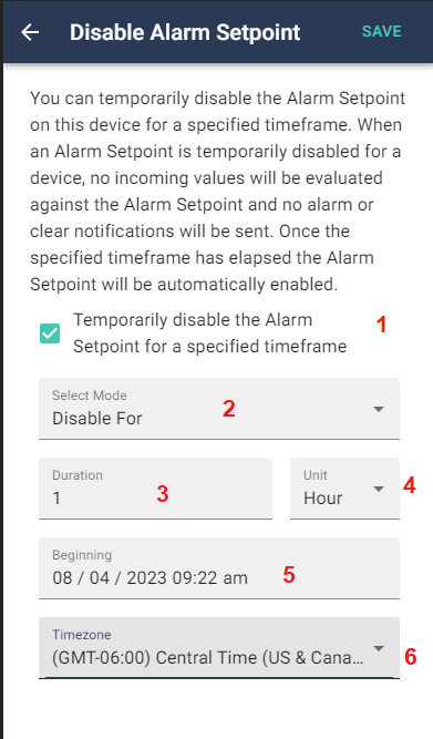Alarming and Notifications – Support Topics